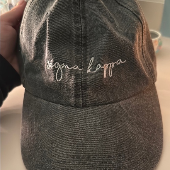 Accessories | Sigma Kappa Embroidered Cap | Poshmark
